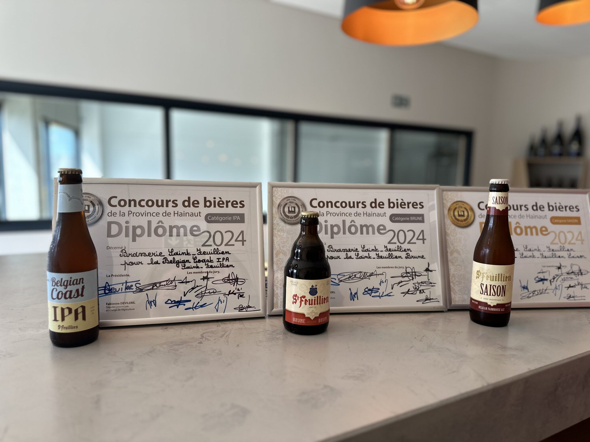 Our award-winning beers at the Hainaut beer competition 2024 ...